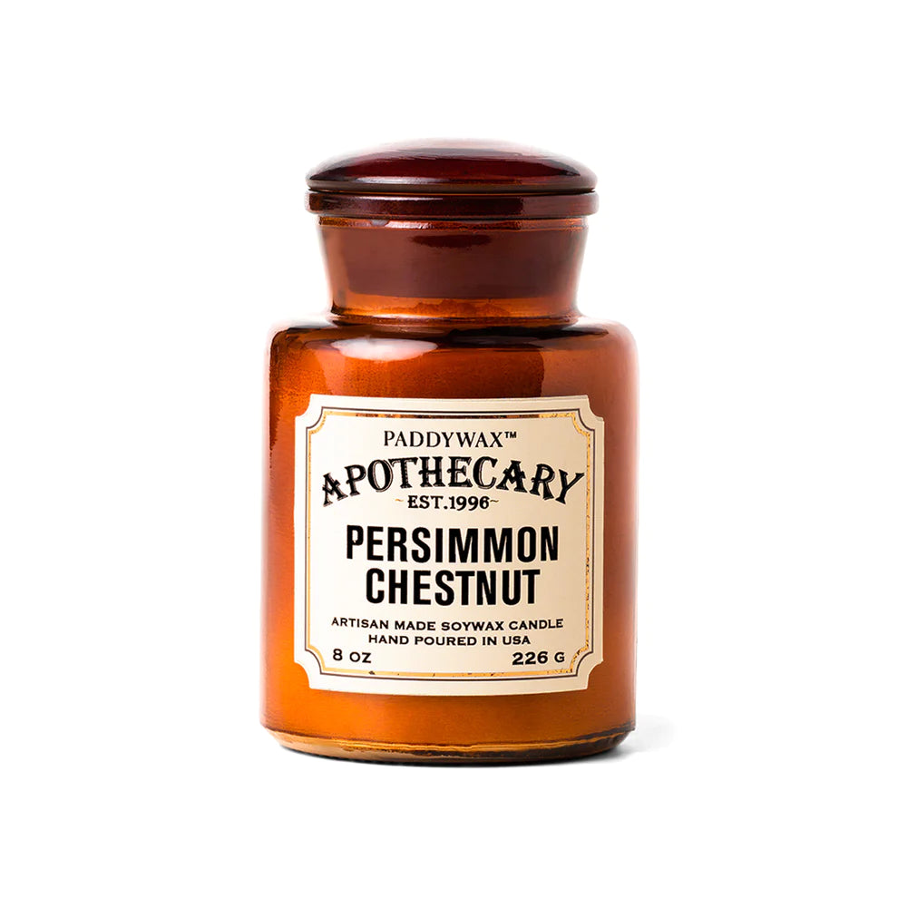 Apothecary 8oz Candle - Persimmon Chestnut – Steel & Anchor